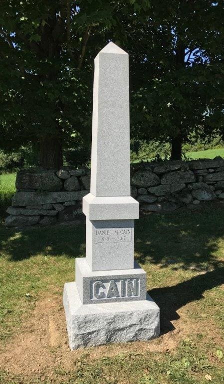 Custom Obelisk Memorials for Sale in VT | Livingston Farm