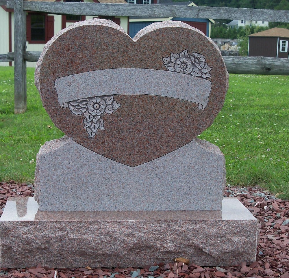 Custom memorial stone text and lettering in VT | Livingston Farm